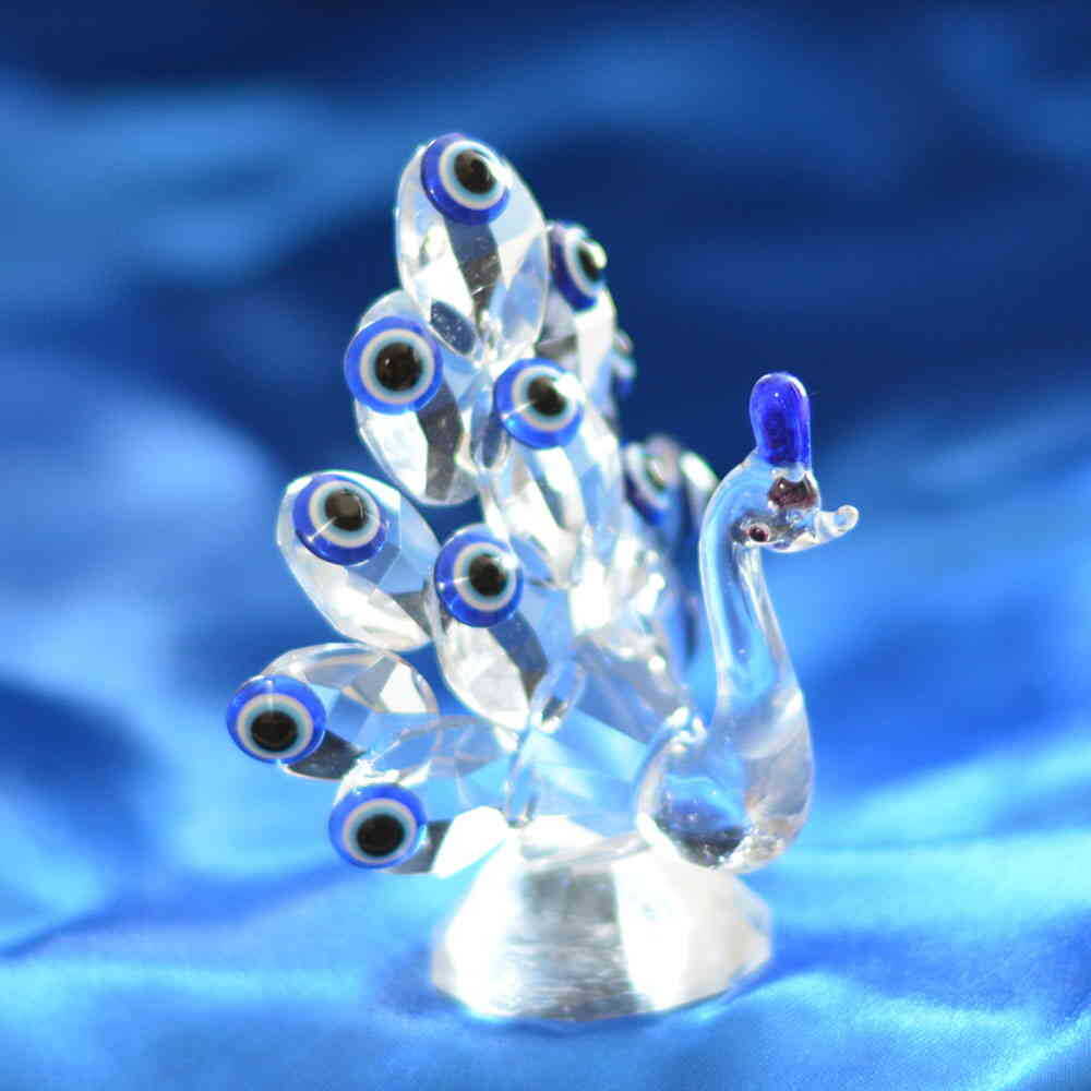 Buy Crystal Peacock Figurine No. 3 - Myros