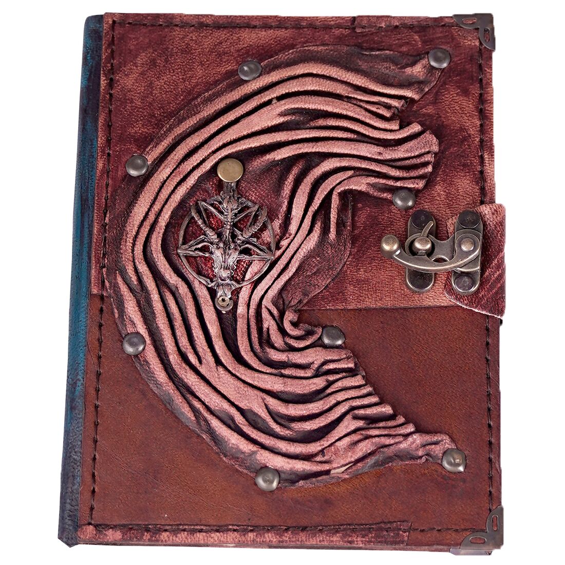 Goat Themed Medium Leather Notebook - Myros