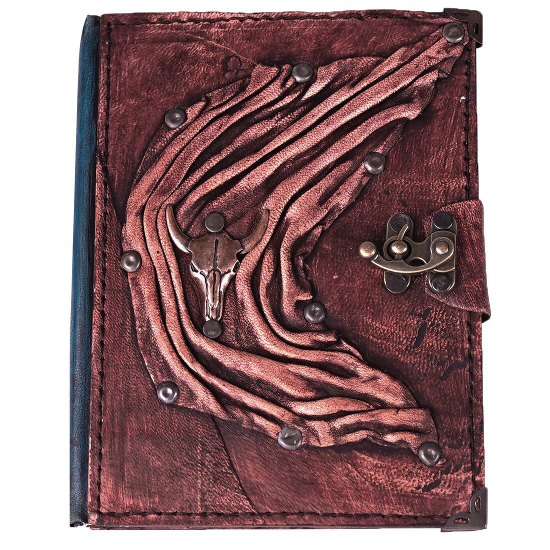 Goat Themed Medium Leather Notebook - Myros