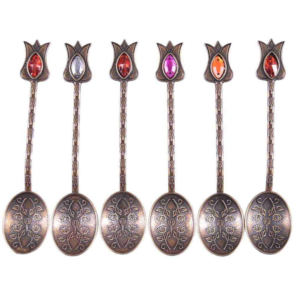 Buy Ottoman Style Metal Turkish Tea Spoon - Myros