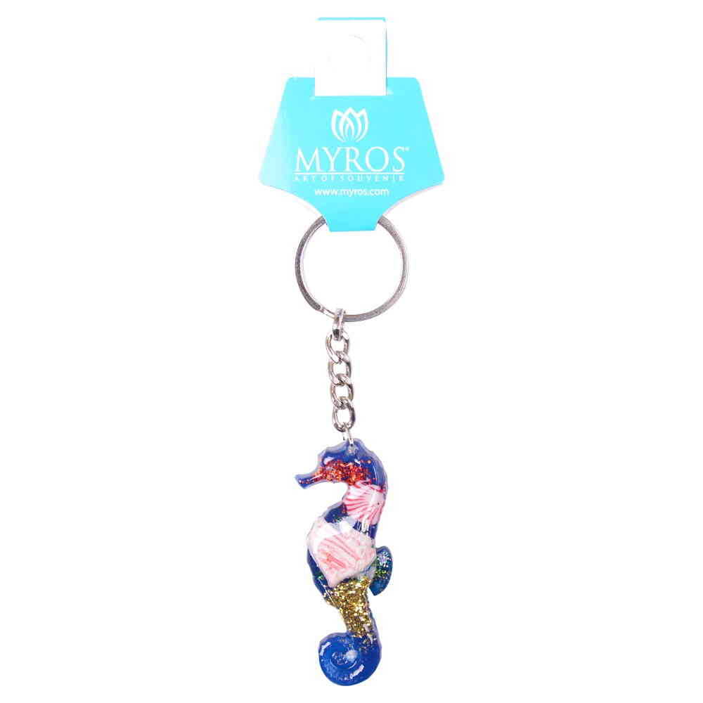 Buy Sea Creatures Themed Customised Transparent Polyester Keyring - Myros