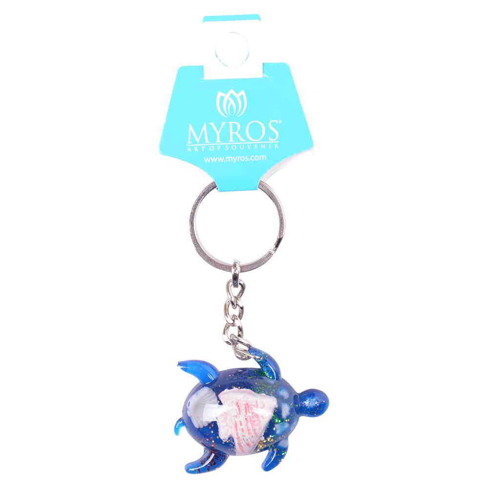 Buy Sea Creatures Themed Customised Transparent Polyester Keyring - Myros