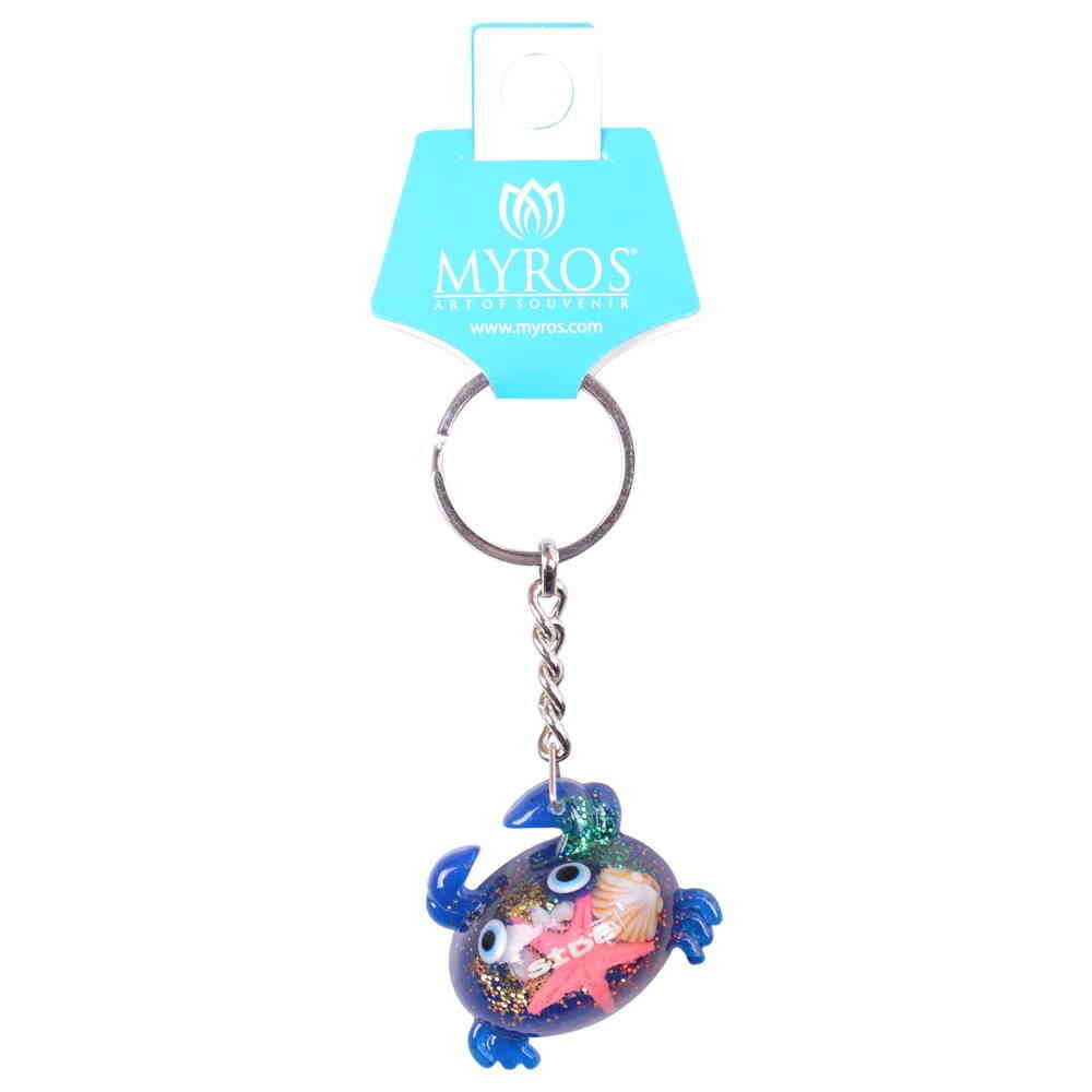 Buy Sea Creatures Themed Customised Transparent Polyester Keyring - Myros