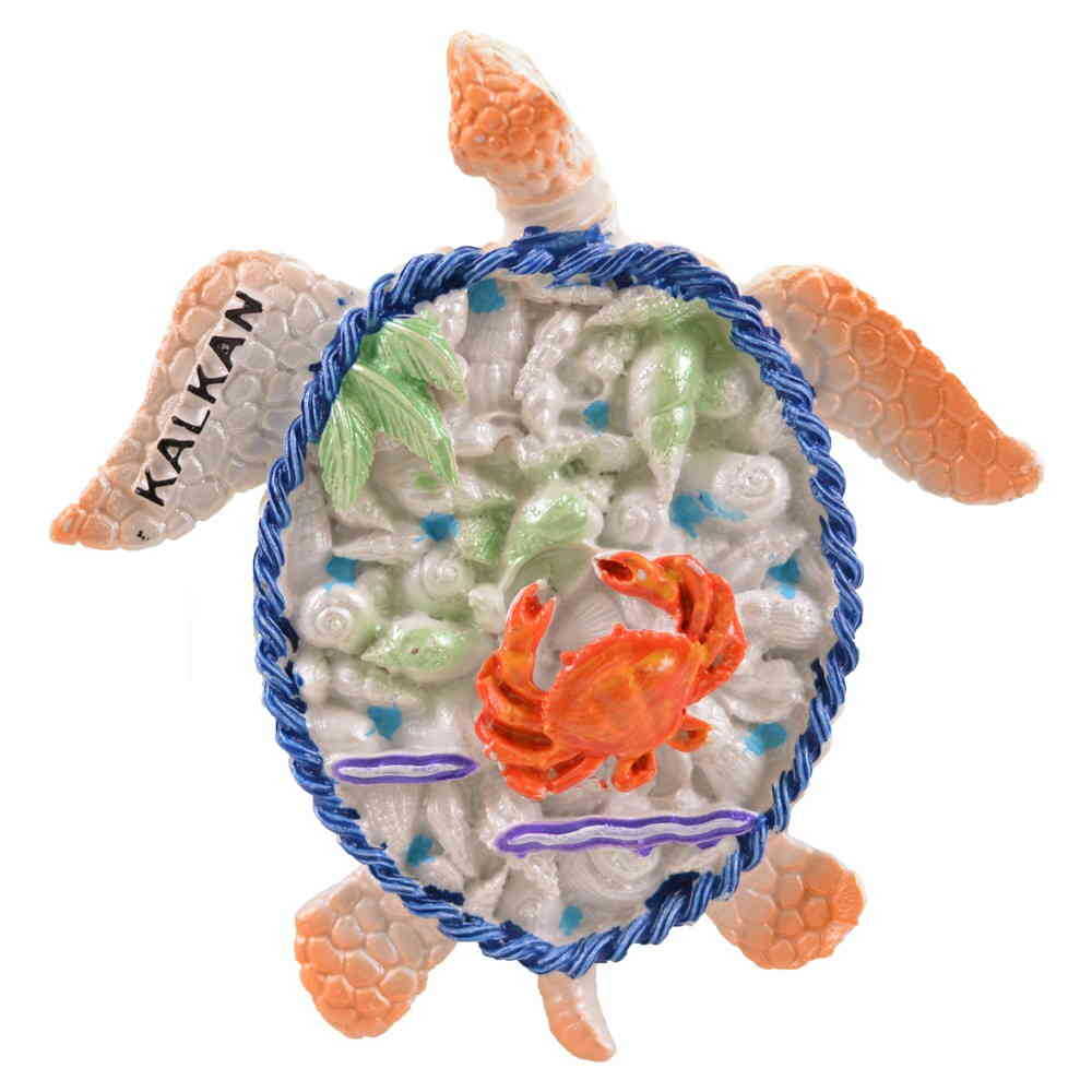 Buy Sea Creatures Themed Polyester Stoned And Nacrous Fridge Magnet - Myros