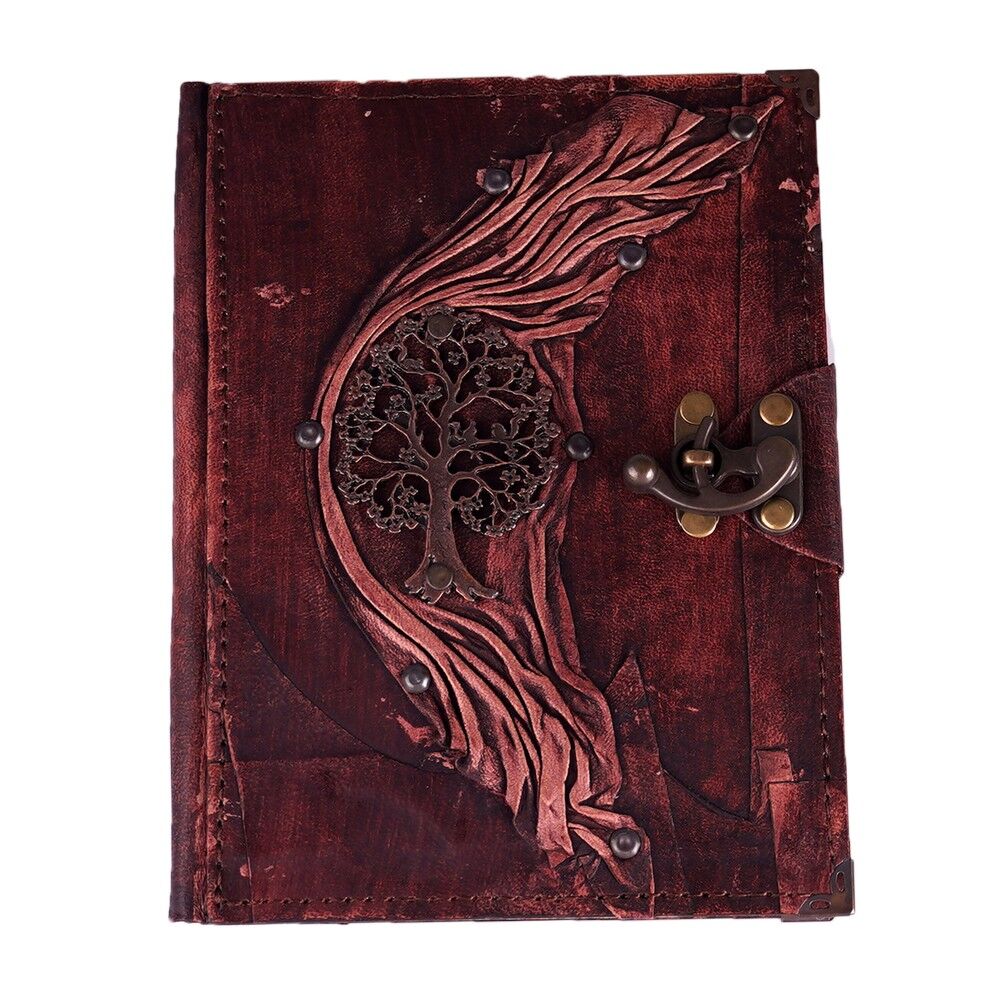 Trend Design Themed Large Leather Notebook - Myros