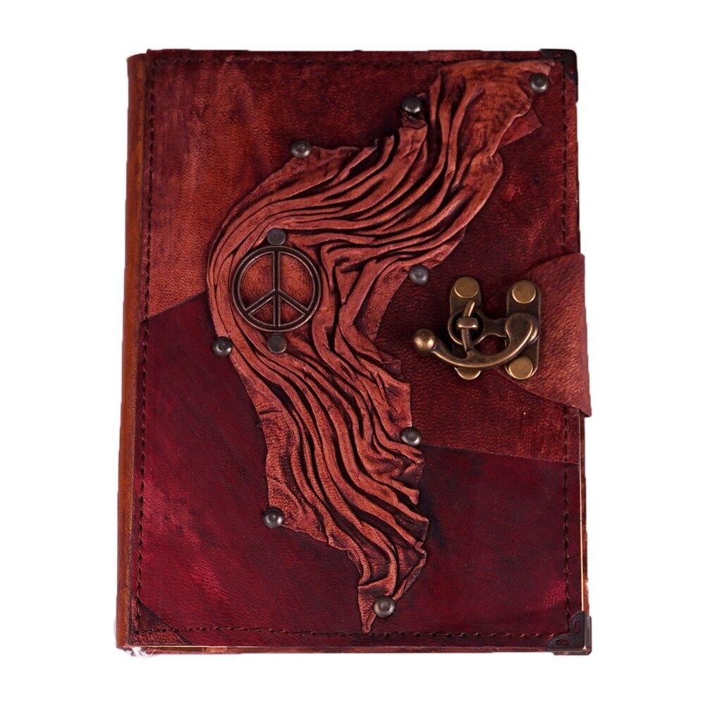 Trend Design Themed Large Leather Notebook - Myros