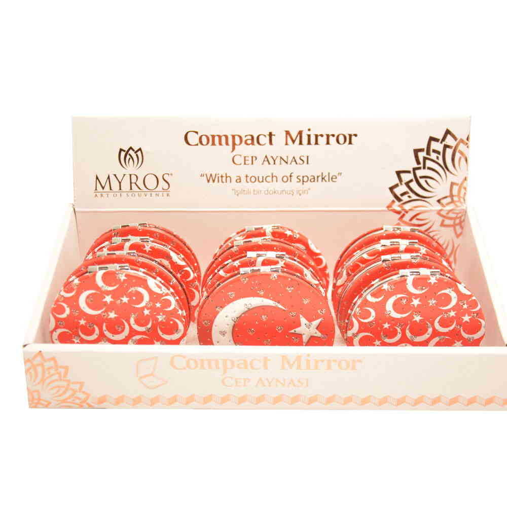 Buy Turkey Themed Custom Printed Round Pocket Mirror - Myros
