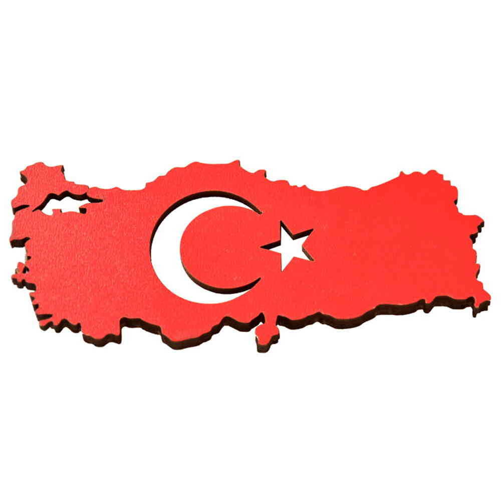 Buy Turkey Themed Wooden Engraved Souvenir Fridge Magnet - Myros