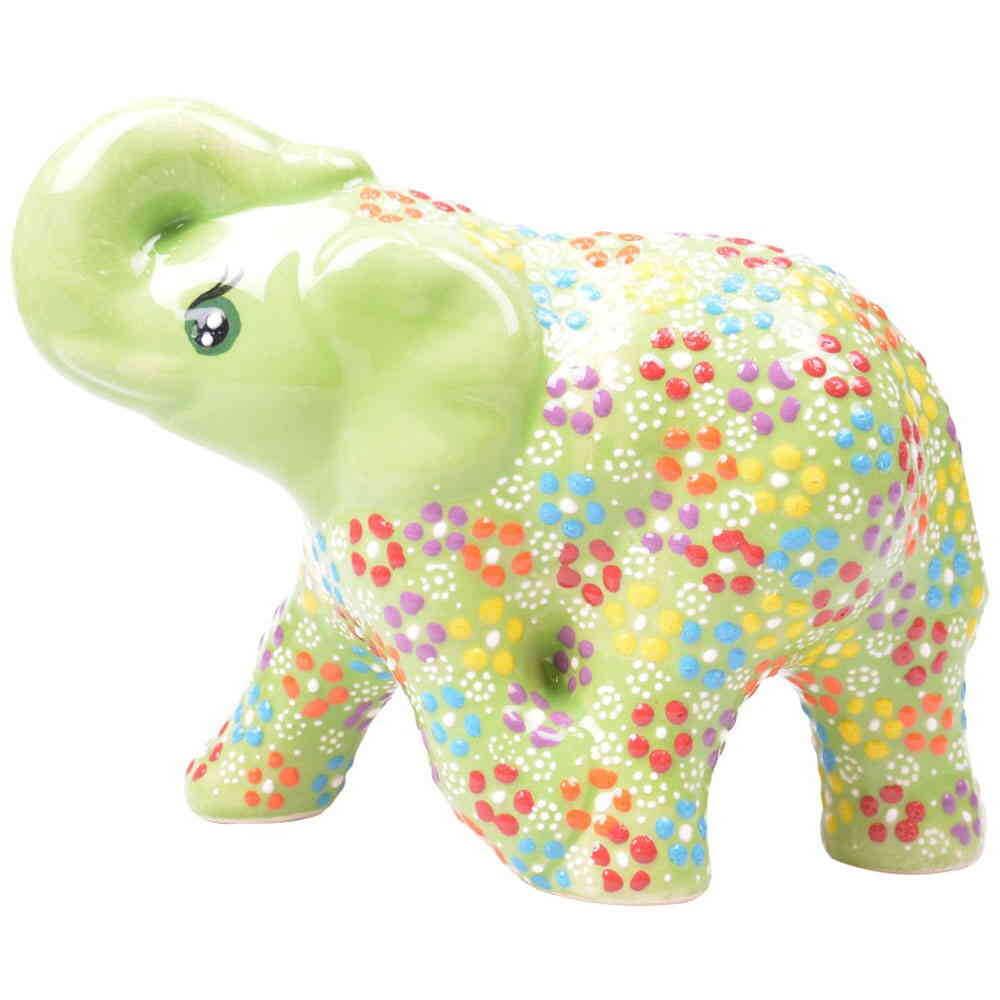 Buy Turkish Ceramic Relief Elephant Figurine Big Size - Myros