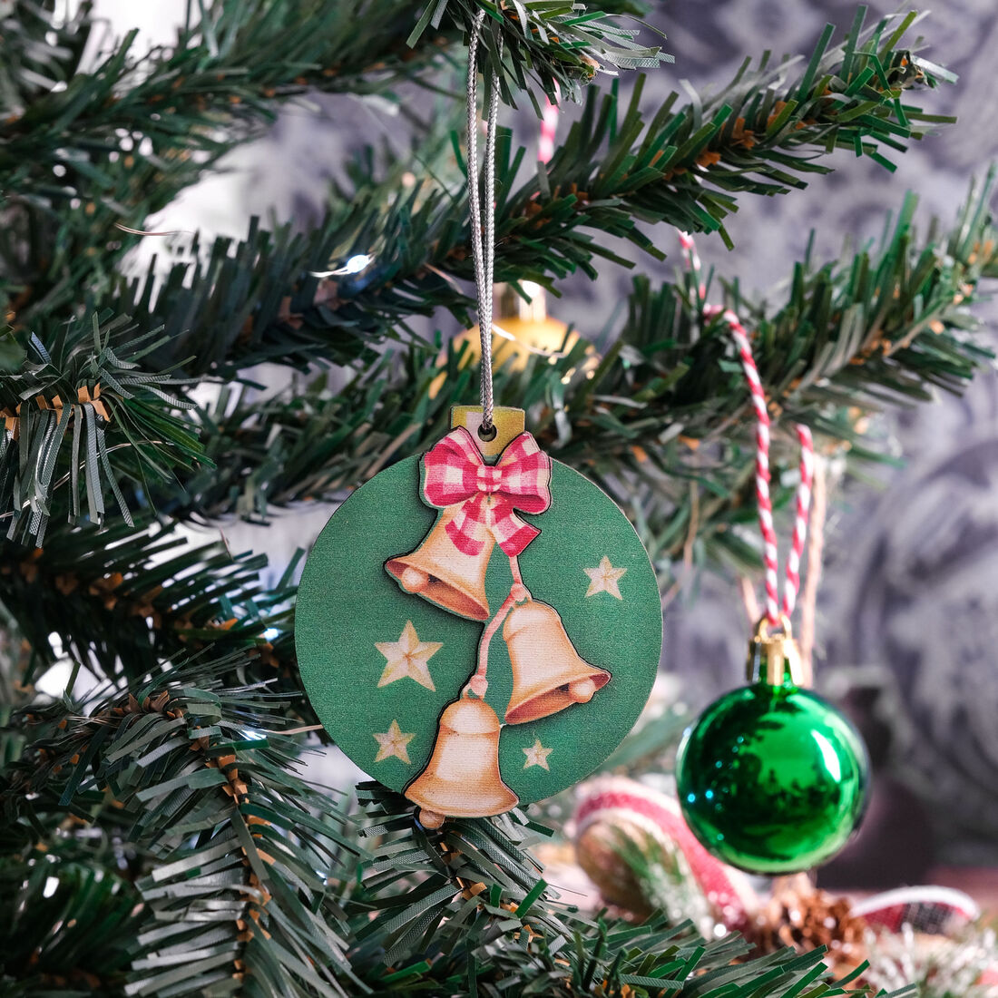 Yılbaşı Temalı Onlu Yılbaşı Süsleri - Myros