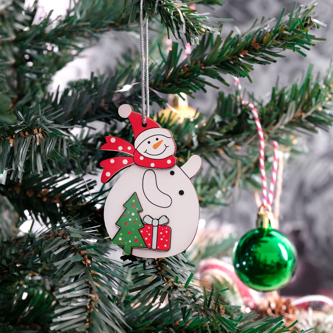 Yılbaşı Temalı Onlu Yılbaşı Süsleri - Myros